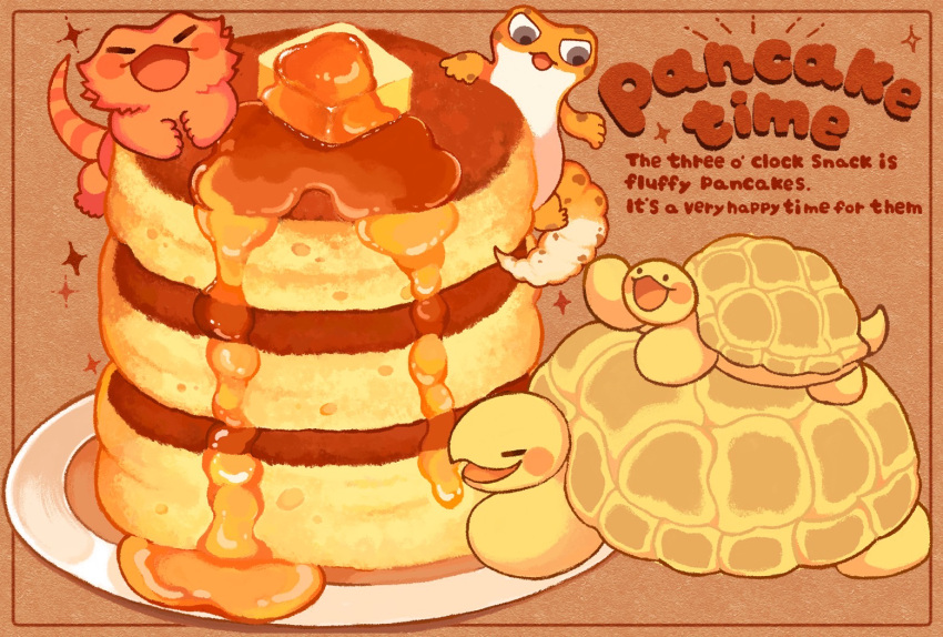 Safebooru - :3 animal focus blush stickers butter commentary english ...