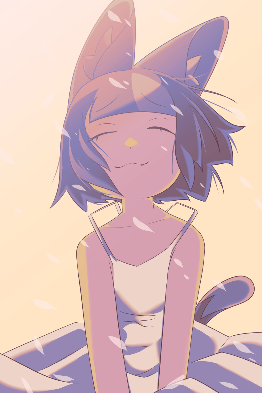 Safebooru - 1girl :3 absurdres animal ears black hair blunt bangs bob cut cat ears cat girl cat ...