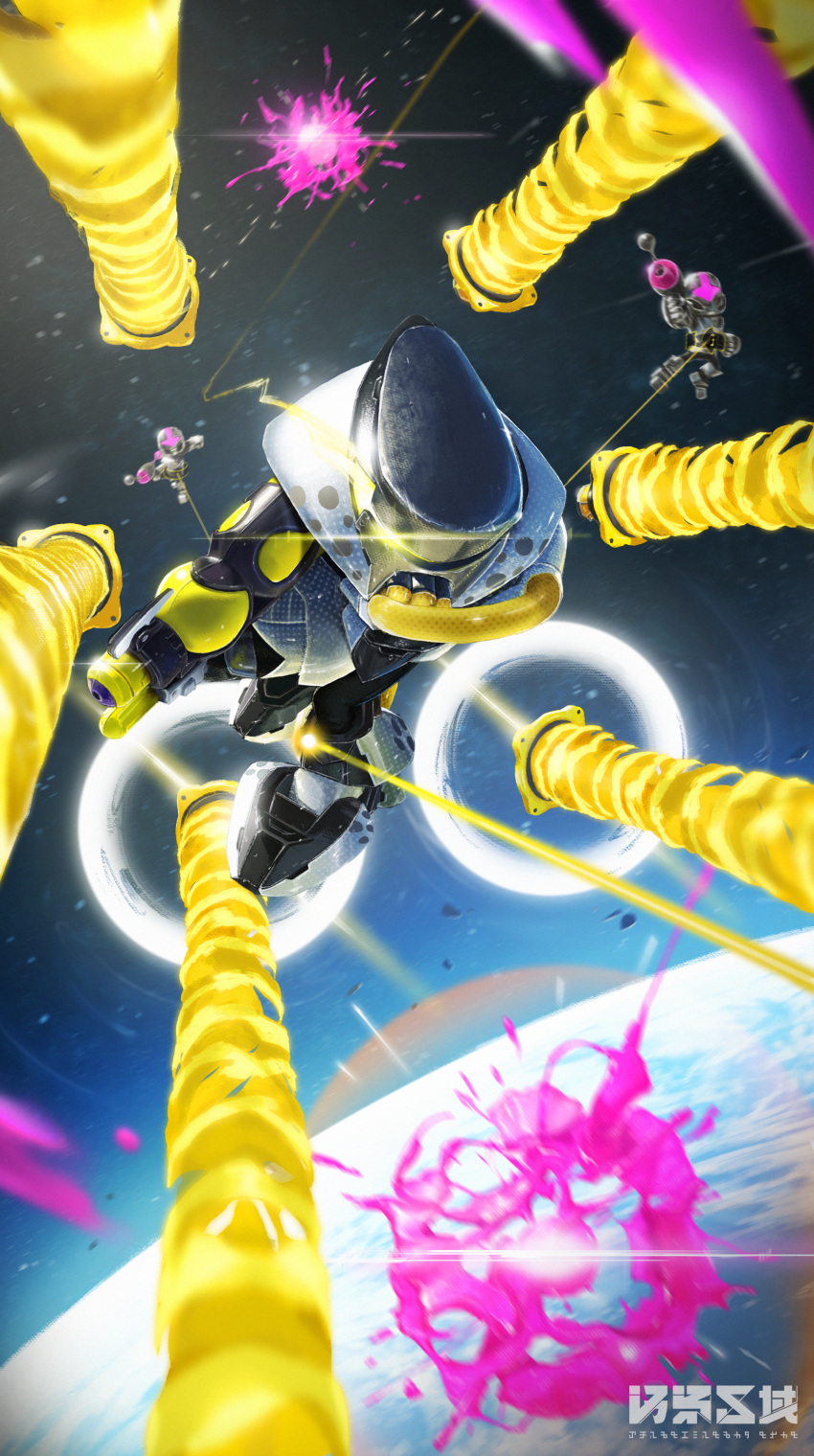 Safebooru - 3others absurdres armor armored boots boots commentary ...