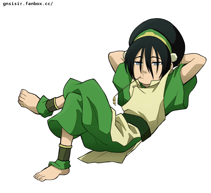 Safebooru - 1girl absurdres arms behind head avatar: the last airbender avatar legends barefoot ...