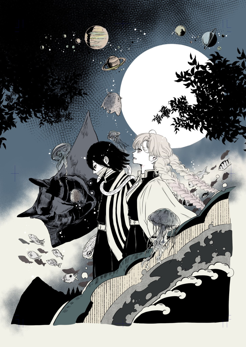 Safebooru - 1boy 1girl animal comeback fleet couple demon slayer ...