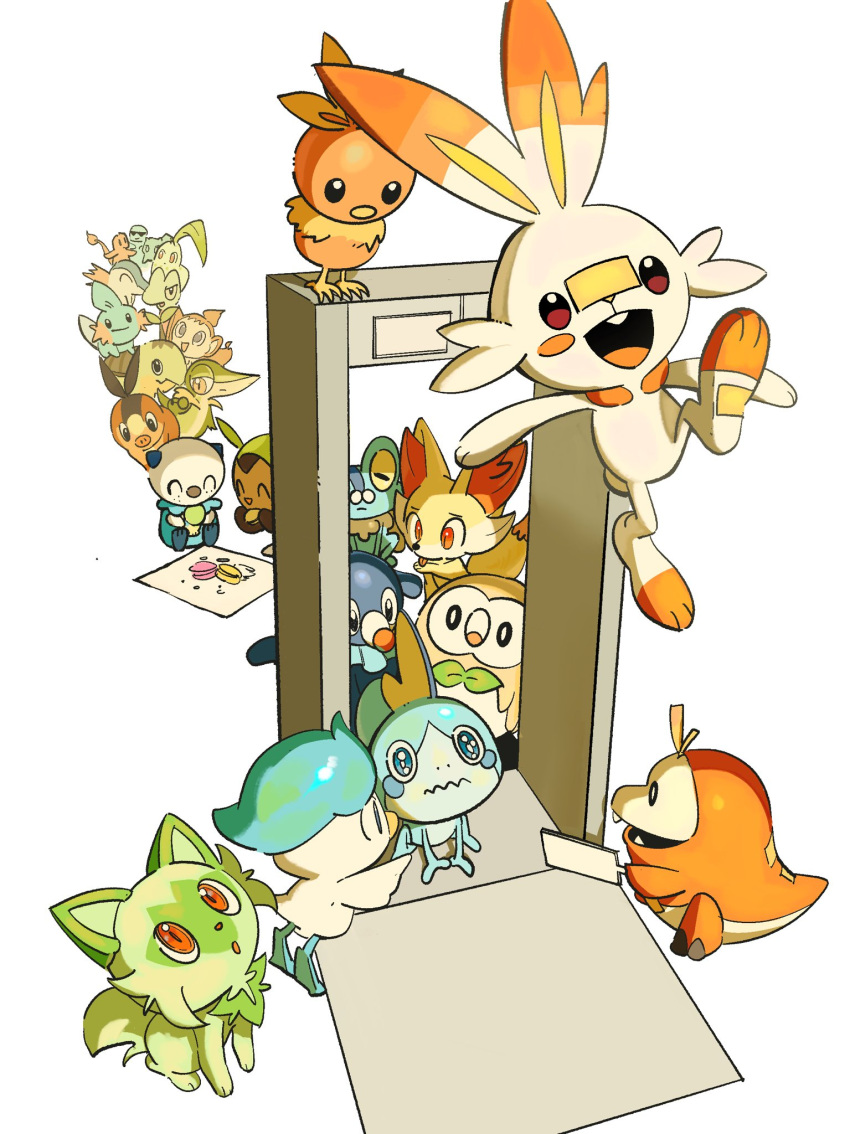 Safebooru - :d :o ^ ^ blush stickers bulbasaur charmander chespin ...
