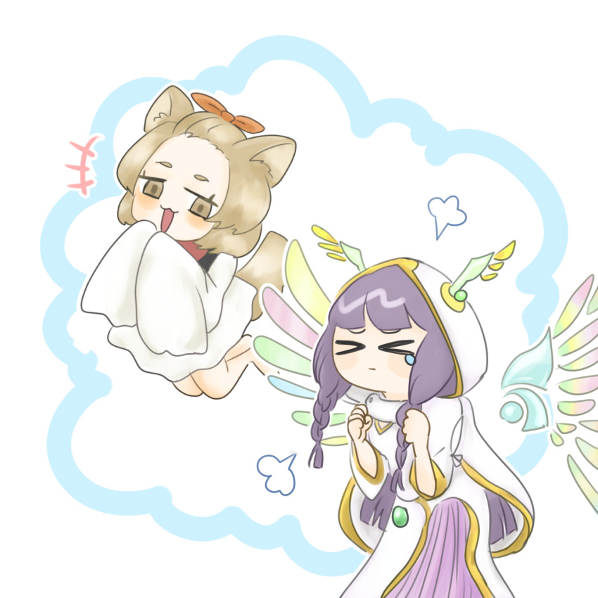 Safebooru - angel wings ash blossom & joyous spring diviner of the ...
