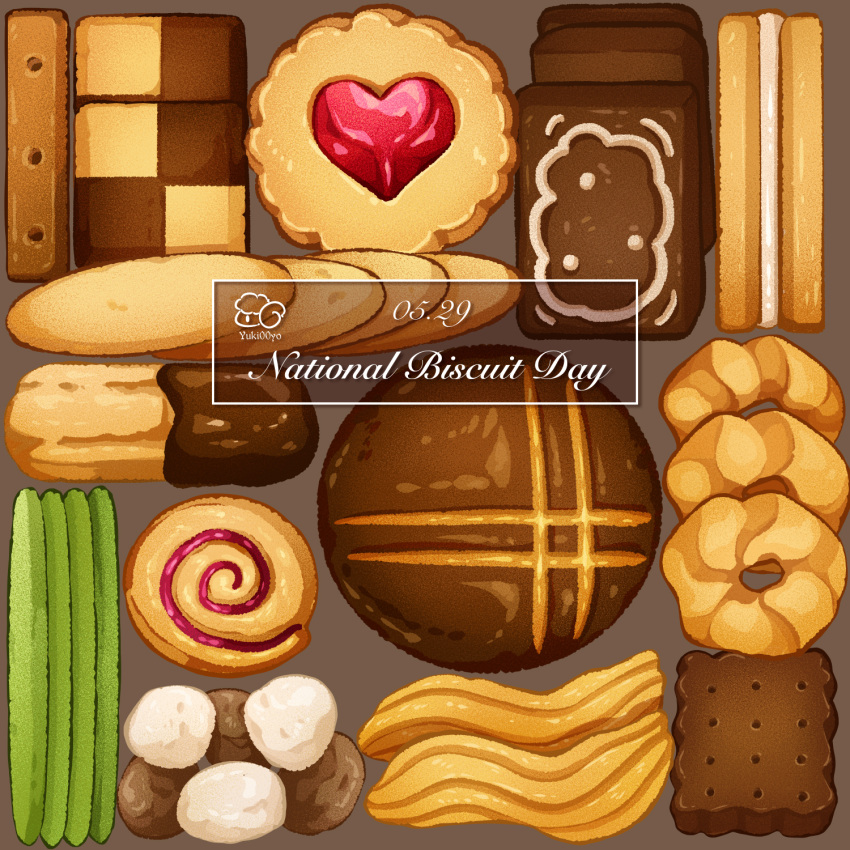 Safebooru - artist logo artist name biscuit (bread) bread chocolate ...