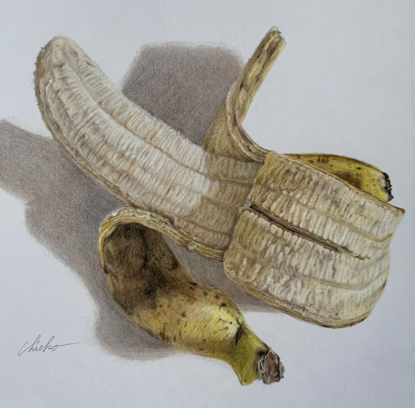 Safebooru - banana banana peel chie t19690428 colored pencil (medium ...