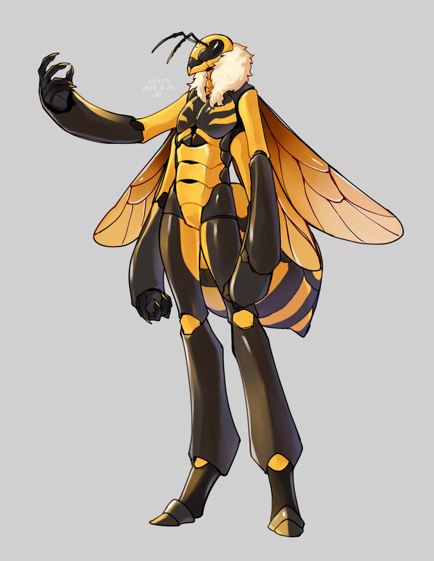 Safebooru - 1boy antennae arms at sides arthropod boy arthropod tail ...