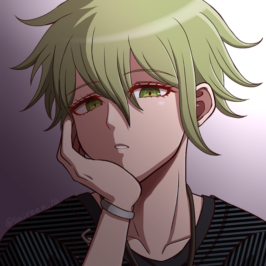 Safebooru - 1boy amami rantaro artist name bracelet danganronpa (series ...