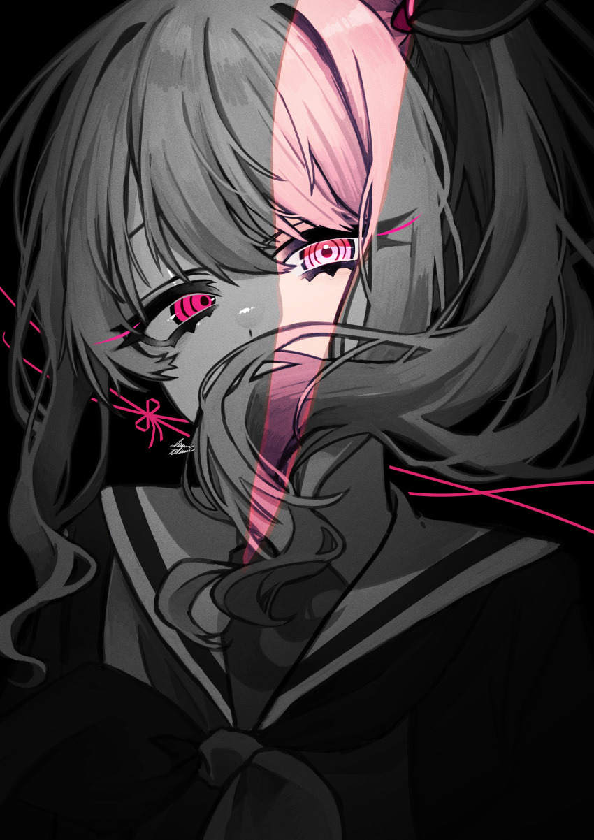 Safebooru - 1other absurdres aduma tobari akiyama mizuki commentary request covered mouth ...