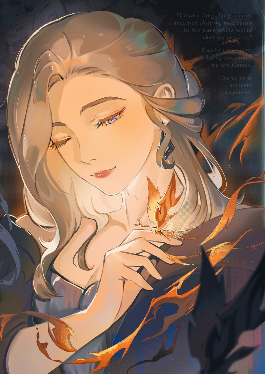 Safebooru - 1girl aged down bare shoulders blue eyes closed mouth dress ...