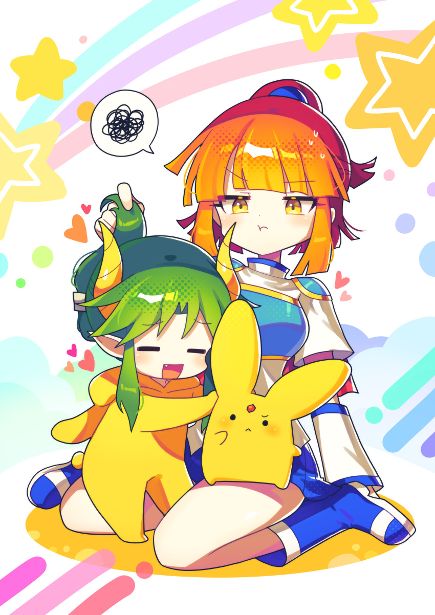 Safebooru - 1boy 1girl absurdres arle nadja armor blue footwear blush boots breastplate brown ...