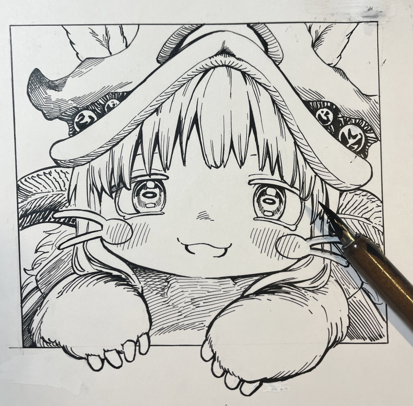 Safebooru - 1other :3 absurdres art tools in frame commentary request ...