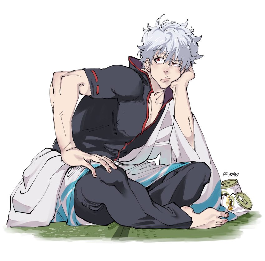 Safebooru - 1boy black pants black shirt closed mouth commentary ...