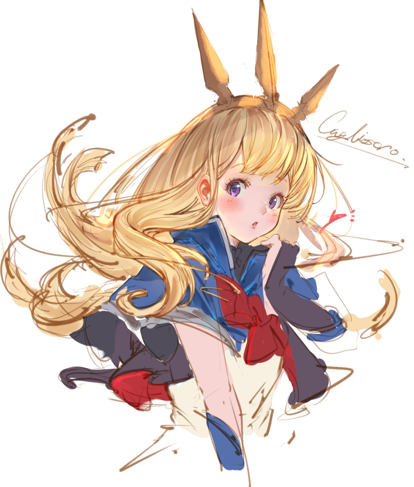 Safebooru 1girl Blonde Hair Blue Capelet Cagliostro Granblue Fantasy 3756