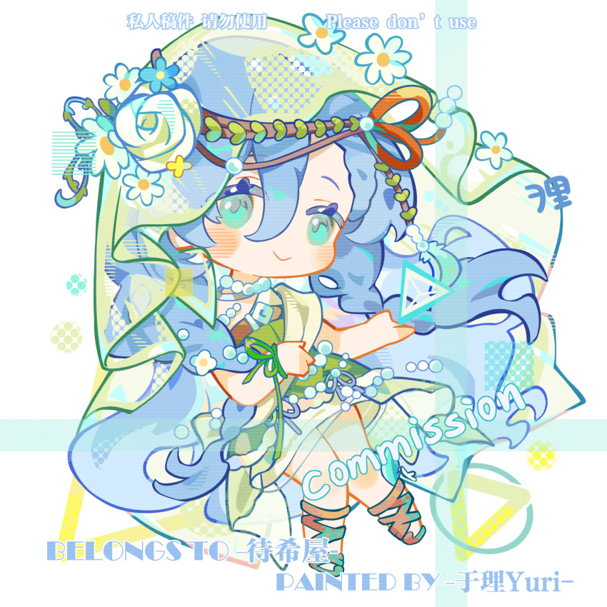 Safebooru - 1girl 37 (reverse:1999) ankle ribbon artist name blue eyes blue hair braided ...