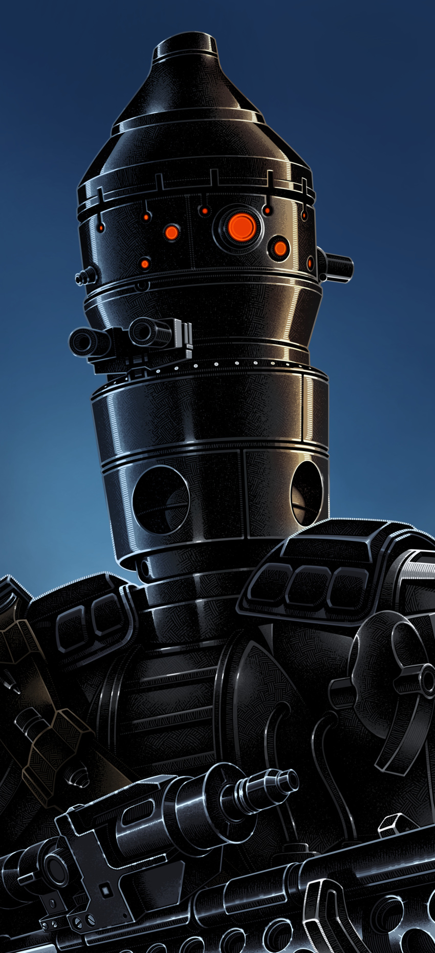 Safebooru - 1other absurdres blue background close-up gradient ...