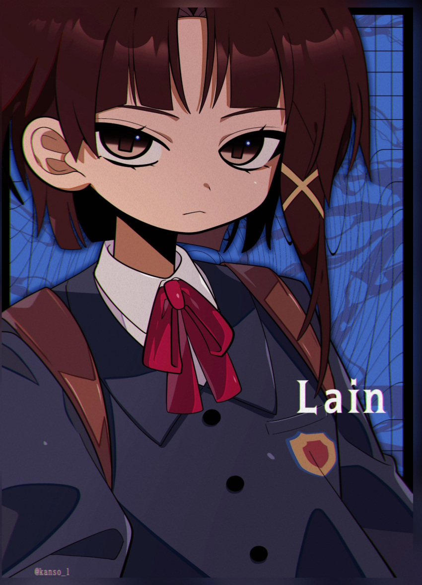 Safebooru - 1girl absurdres backpack bag brown eyes brown hair ...