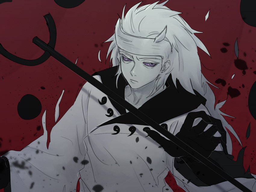 Safebooru - 1boy alternate form black gloves colored skin floating ...