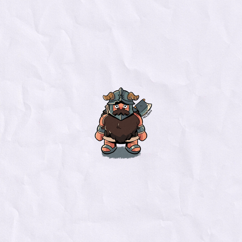 Safebooru - 1boy beard brown hair chibi chibi only deformed dungeon ...