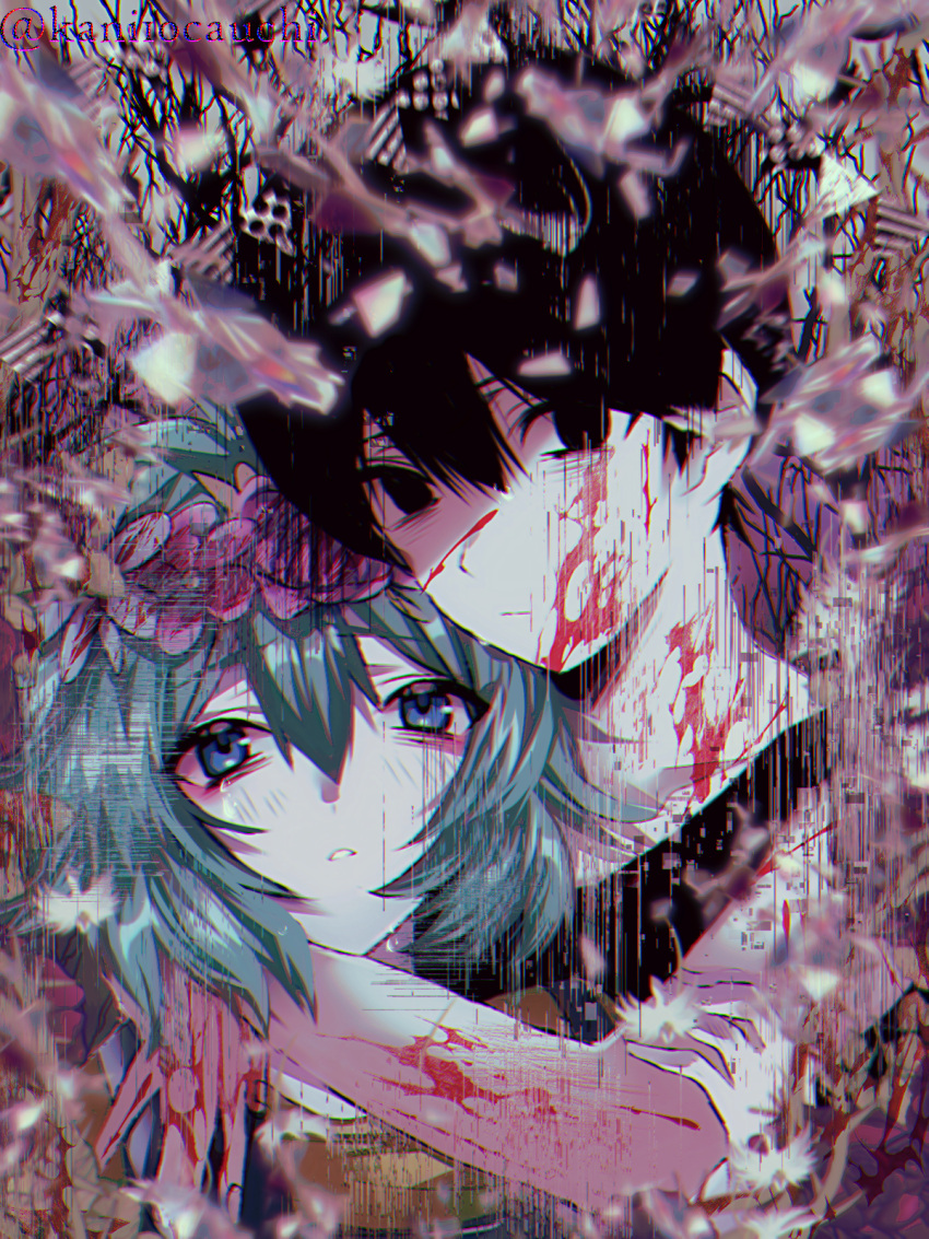 Safebooru - 2boys basil (headspace) (omori) basil (omori) black eyes ...