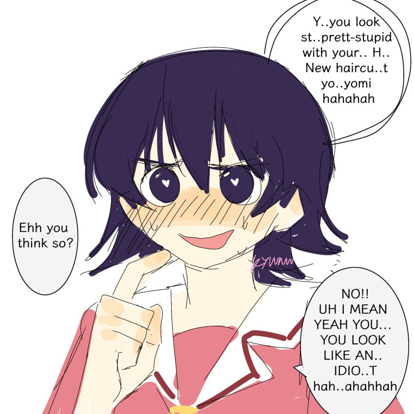 Safebooru - 1girl azumanga daioh azumanga daioh's school uniform black eyes black hair blush ...