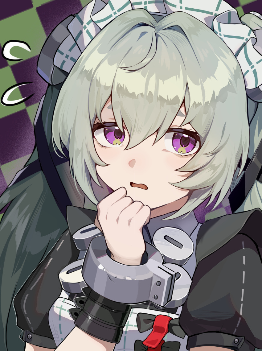 Safebooru - 1girl absurdres alinalykiwi checkered background corin ...