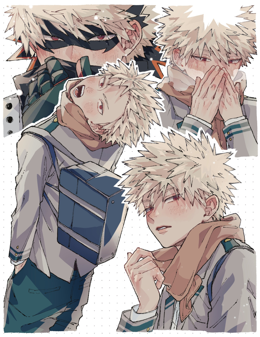 Safebooru - 1boy absurdres bakugou katsuki blonde hair blush boku no ...