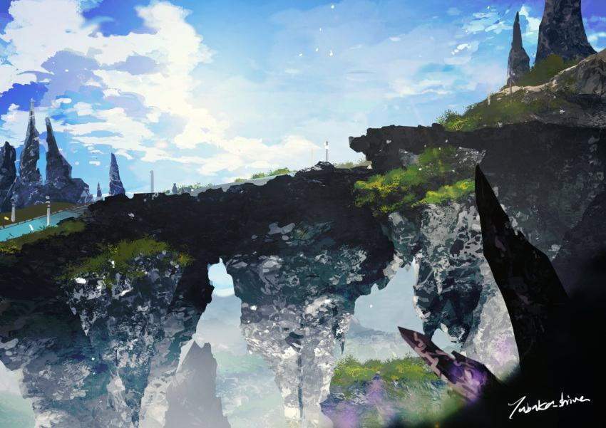 Safebooru - blue sky clouds cloudy sky day final fantasy final fantasy ...