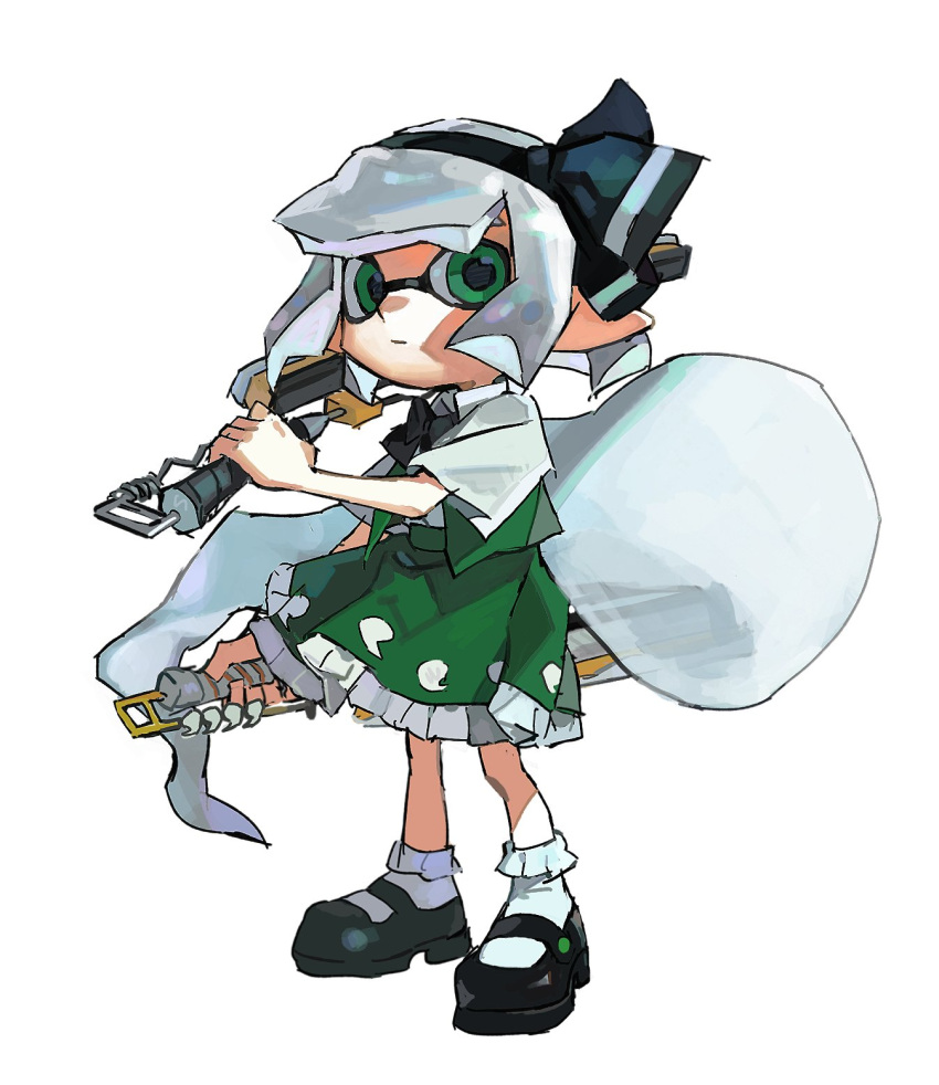 Safebooru - 1girl alternate species alternate weapon black bow black ...