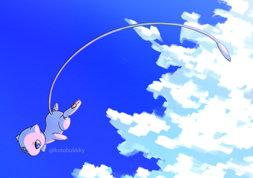 Safebooru - blue eyes blue sky clouds commentary request day flying ...