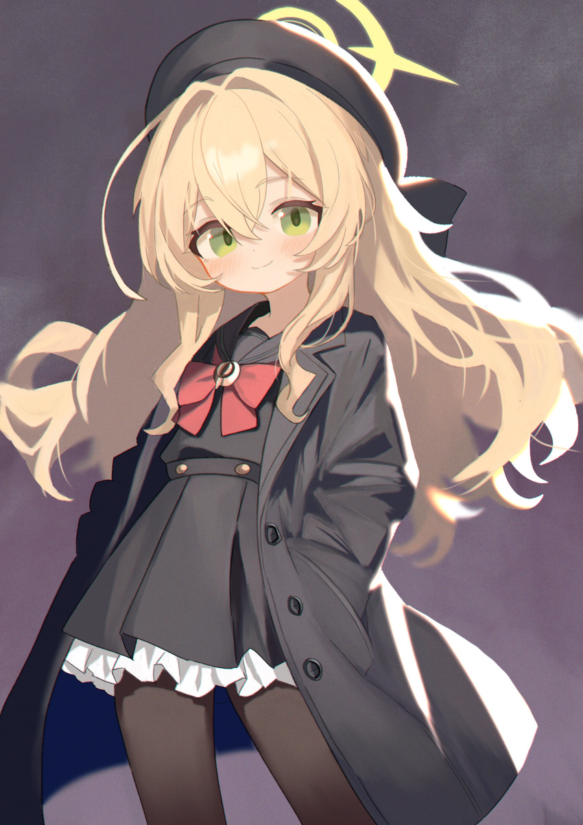 Safebooru - 1girl absurdres black beret black coat black sailor collar black serafuku black ...