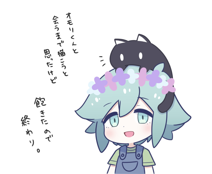Safebooru - 1boy basil (headspace) (omori) basil (omori) blue overalls ...