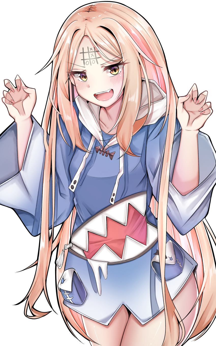 Safebooru - 1girl absurdres blonde hair blue jacket commission cosplay ...