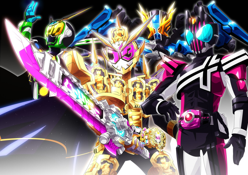 Safebooru - 4boys alternate form another rider (zi-o) another zio ii ...