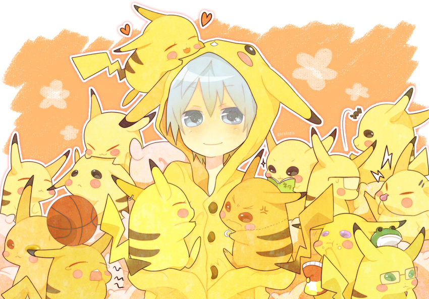 Safebooru - :3 amakusa yuuki blue eyes blue hair blush stickers book ...