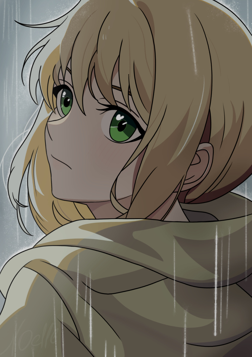 Safebooru - 1girl absurdres artist name artoria pendragon (fate) blonde hair close-up closed ...