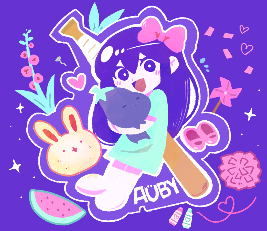 Safebooru - 1girl aubrey (headspace) (omori) aubrey (omori) barefoot ...