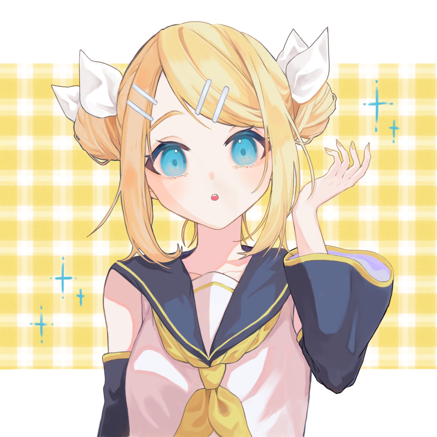 Safebooru - 1girl alternate hairstyle blonde hair blue eyes bow commentary request detached ...
