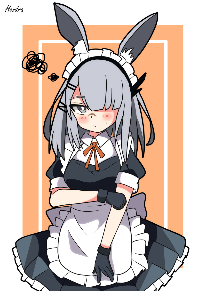Safebooru - 1girl absurdres alternate costume animal ear fluff animal ...