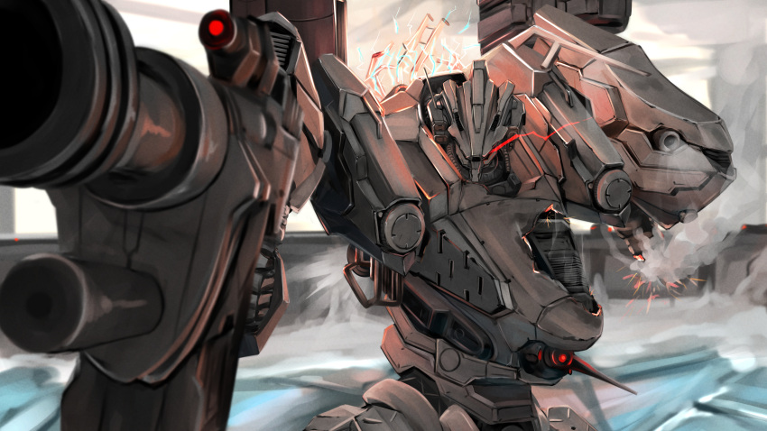 Safebooru - absurdres armored core armored core 6 blurry depth of field ...