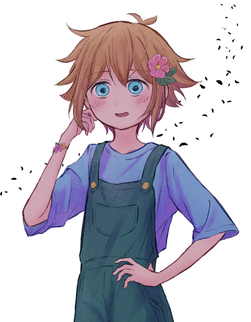 Safebooru - 1boy alternate costume basil (faraway) (omori) basil (omori) blonde hair blue eyes ...