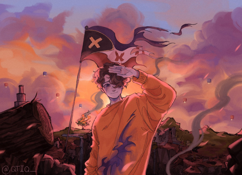 Safebooru - 1boy black eyes bleeding blood blood on clothes blue blood ...