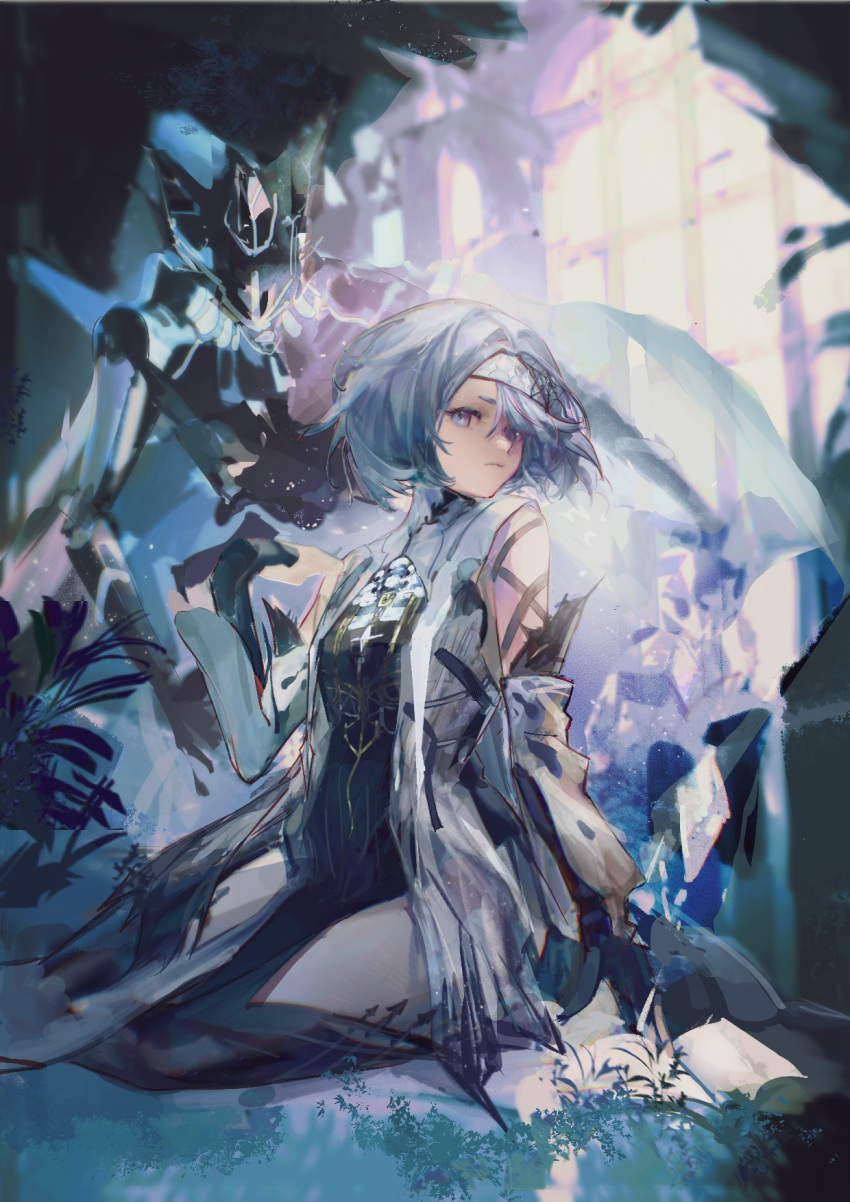 Safebooru - 1girl 1other alisa: echo (punishing: gray raven) alisa (punishing: gray raven) arm ...