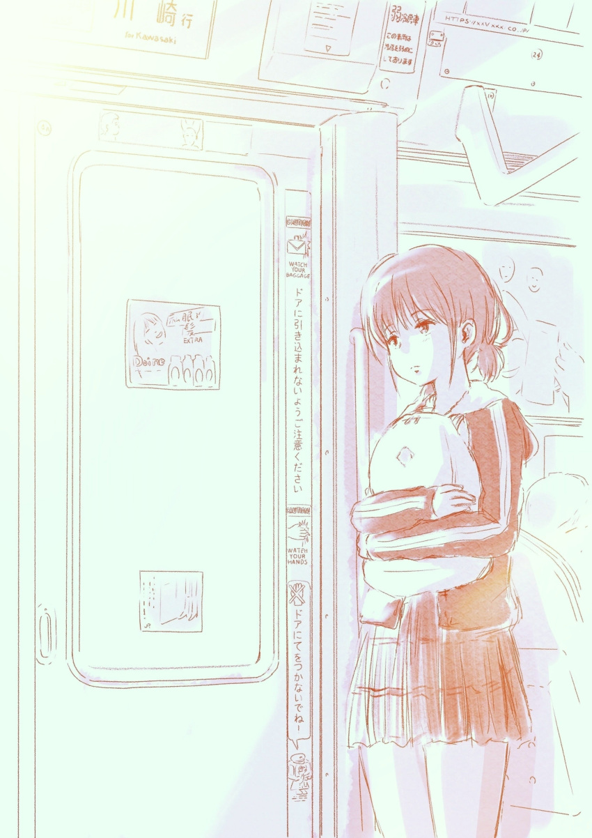 Safebooru - 1girl absurdres backpack bag closed mouth commentary request expressionless girls ...