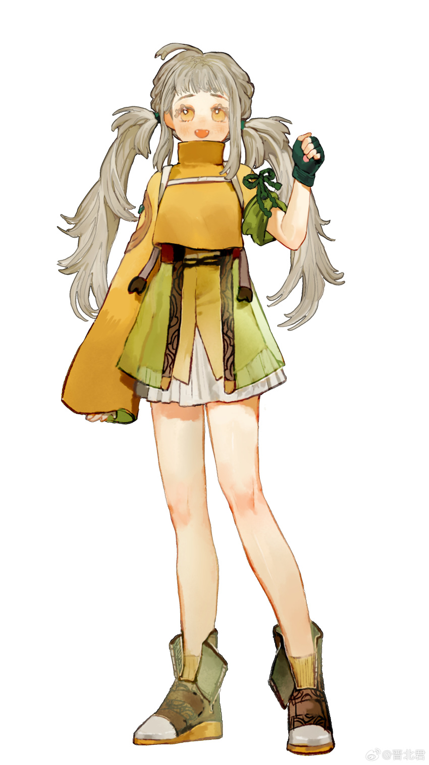 Safebooru - 1girl absurdres ahoge asymmetrical sleeves bare legs blunt ...