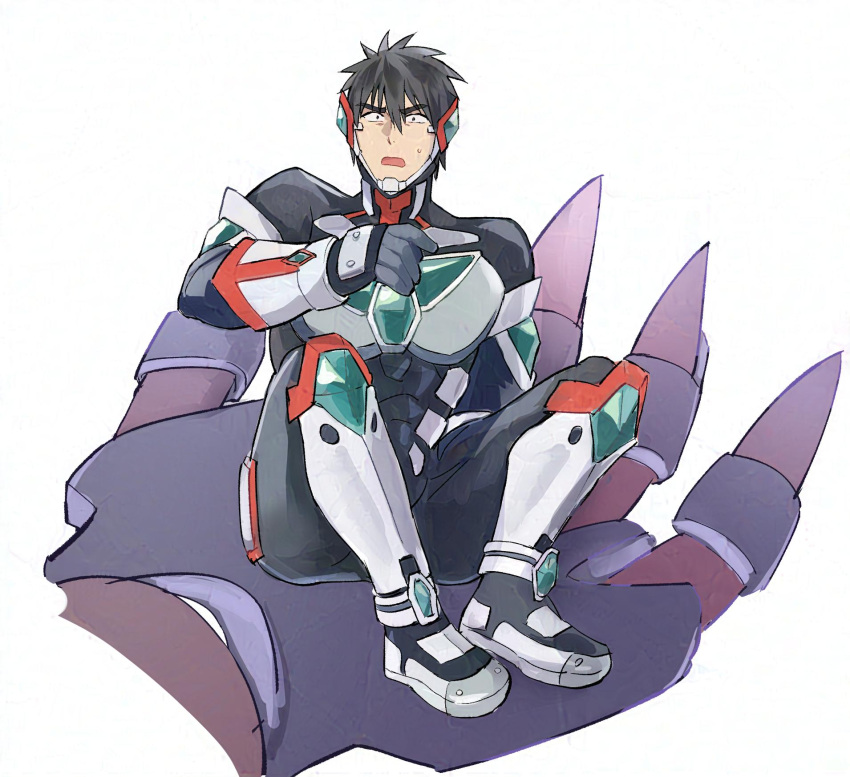 Safebooru - 2boys ao isami black hair bravern bridge dms hair between ...