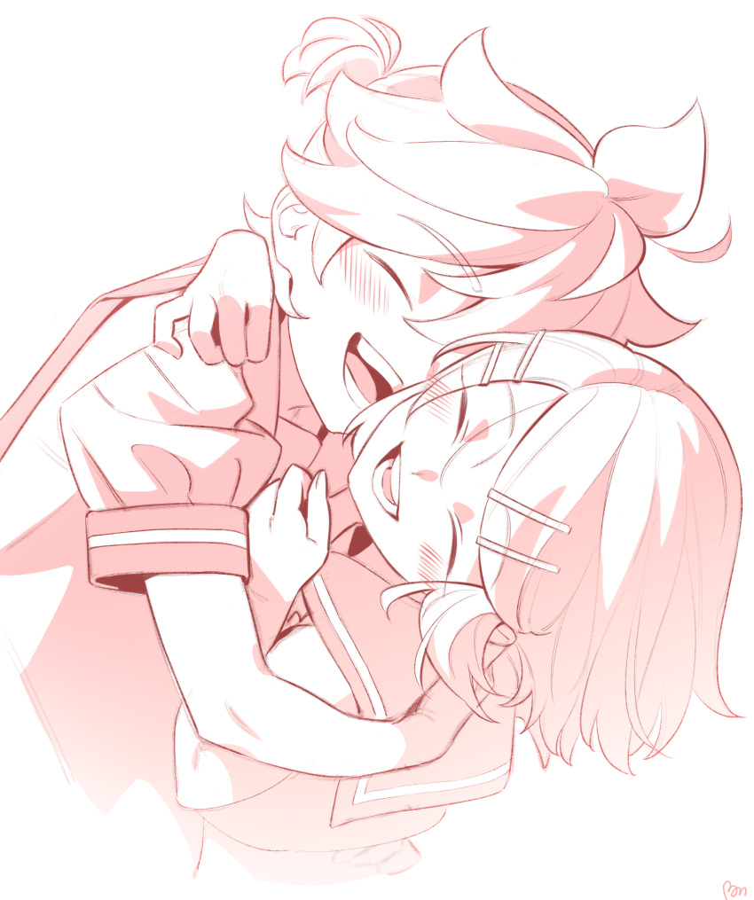 Safebooru - 1boy 1girl absurdres blush bon bon eee brother and sister ...