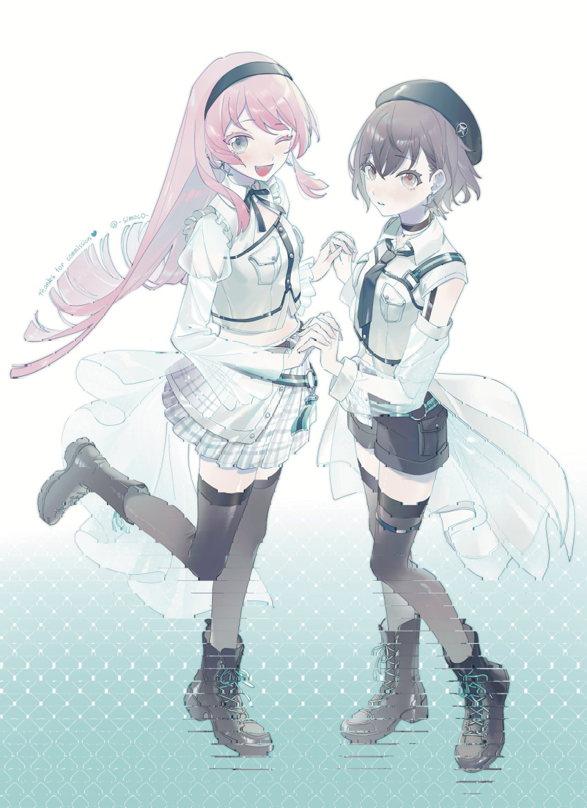 Safebooru - 2girls bang dream! bang dream! it's mygo!!!!! black footwear black shorts black ...