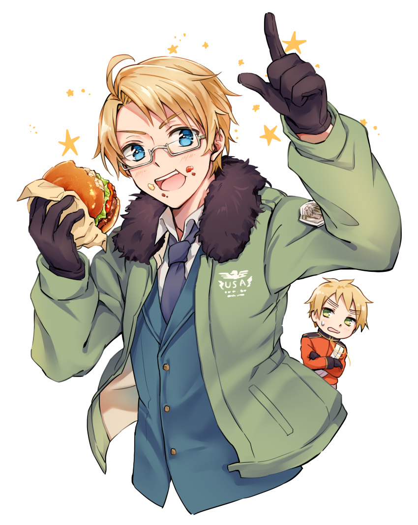 Safebooru - 2boys absurdres ahoge america (hetalia) axis powers hetalia blonde hair blue eyes ...