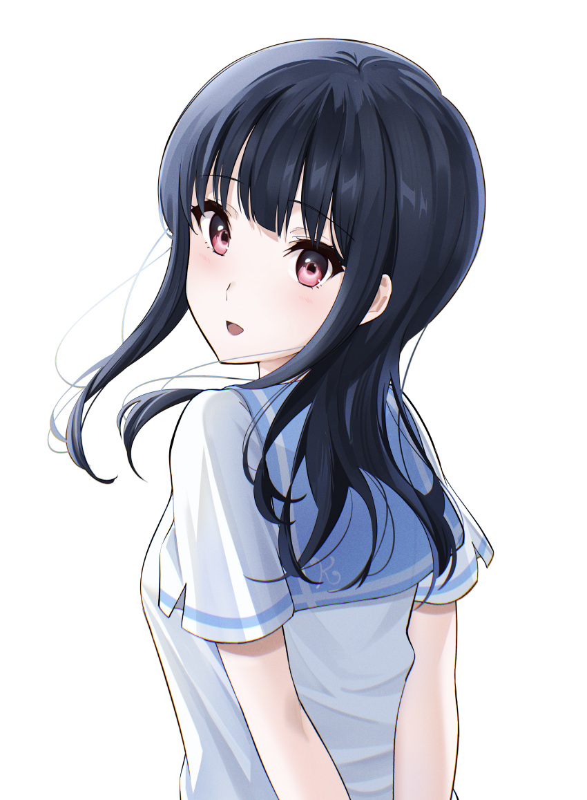 Safebooru - 1girl absurdres akane (tgixb) arms behind back black hair hibike! euphonium highres ...