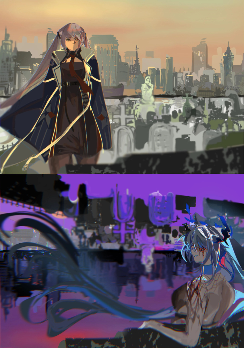 Safebooru - alternate universe azur lane essex (azur lane) essex (meta) (azur lane) long hair ...